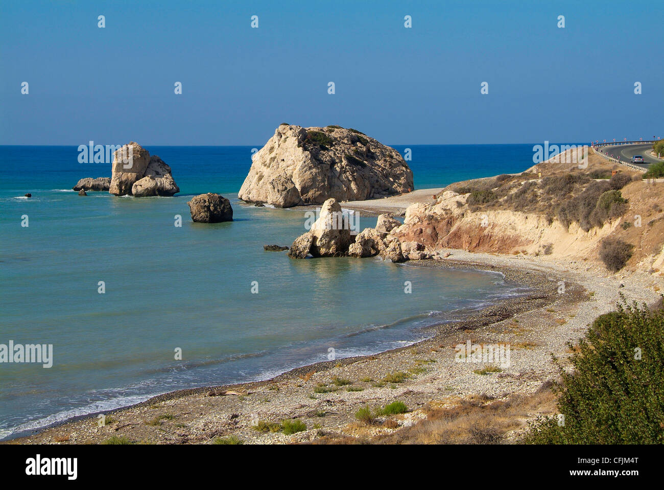 Petra tou Romiou, Aphrodite's Rock, UNESCO World Heritage Site, near ...