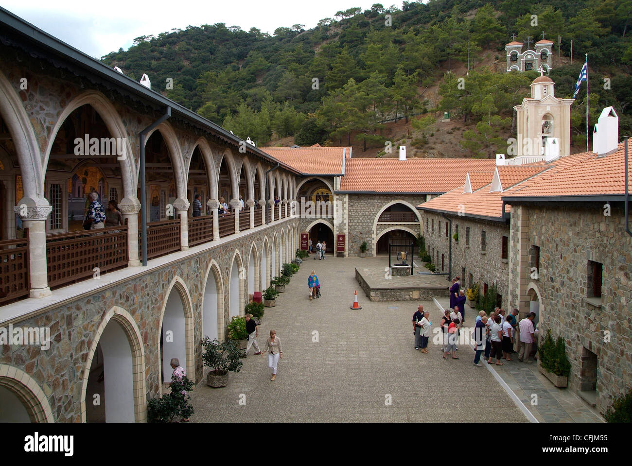 Kykkou Monastery, Troodos Mountains, Cyprus, Europe Stock Photo - Alamy
