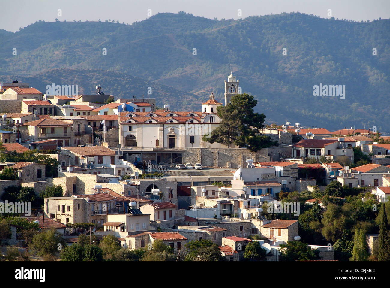 Mountain village of Pano Lefkara, Cyprus, Europe Stock Photo - Alamy