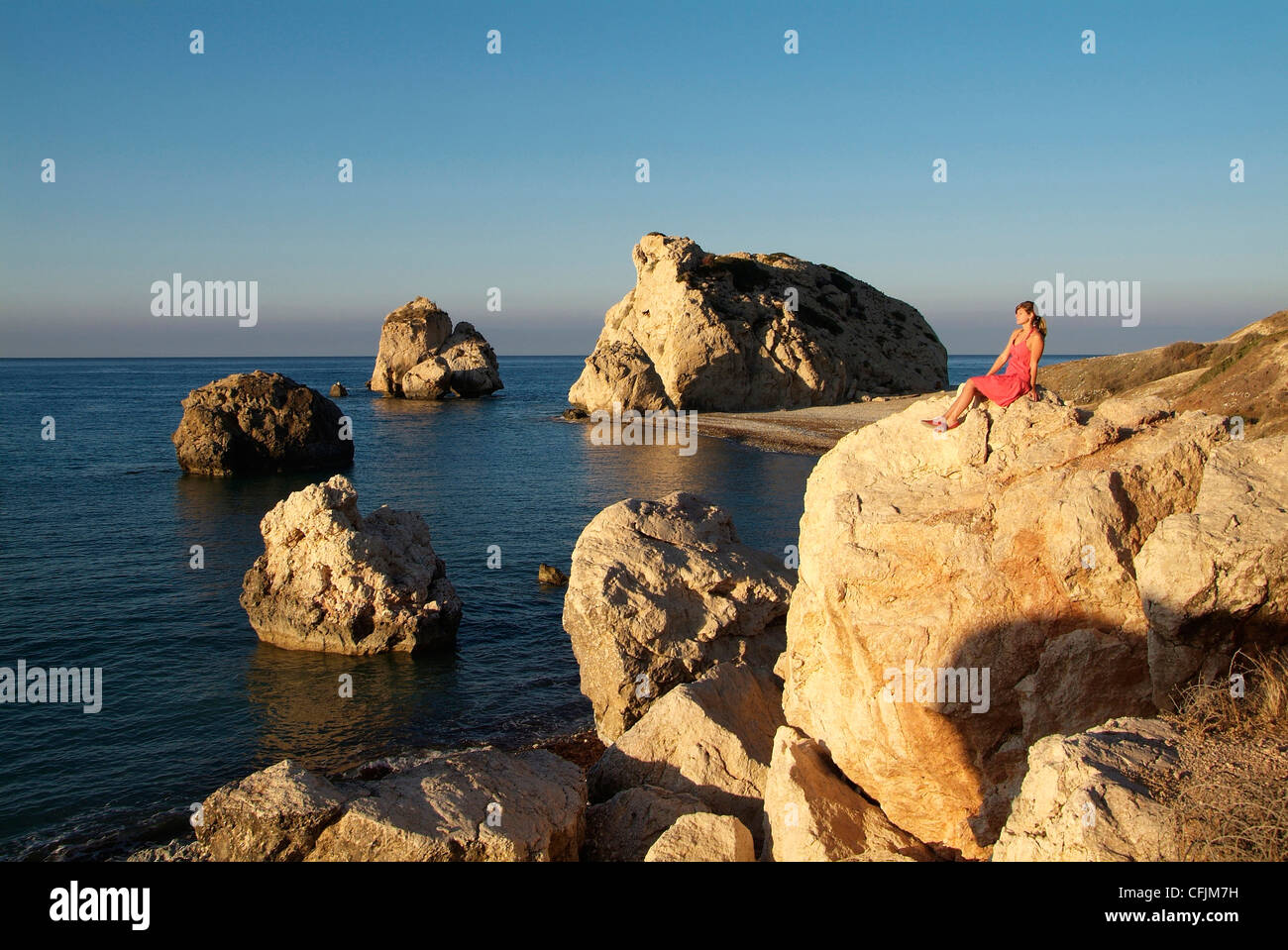 Petra tou Romiou, Aphrodite's Rock, UNESCO World Heritage Site, near ...