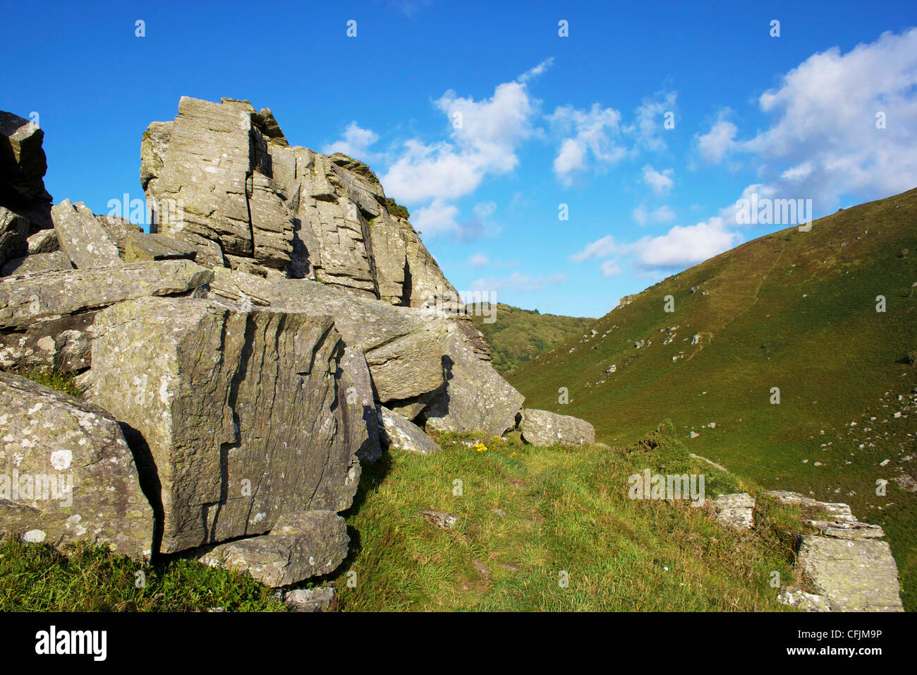 Valley Of The Rocks, Exmoor National Park, Devon, England, United ...
