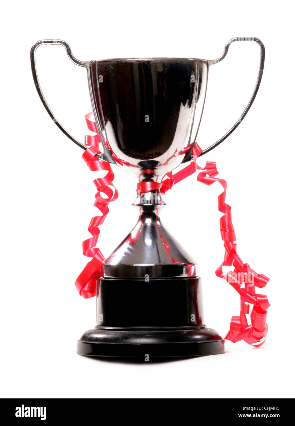 Trophy cup with ribbon hi-res stock photography and images - Alamy