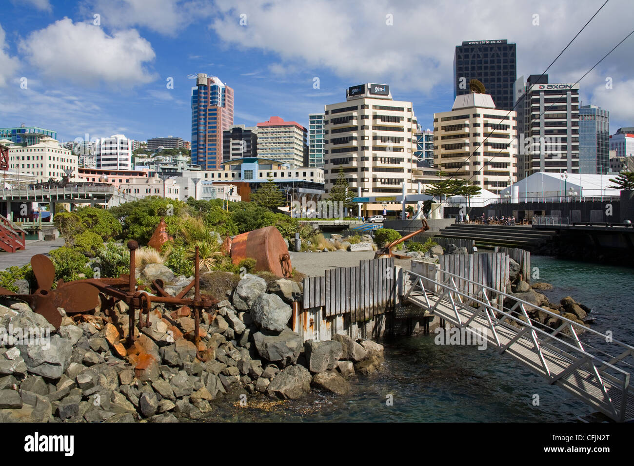 Taranaki Street Wharf, Wellington, North Island, New Zealand, Pacific ...