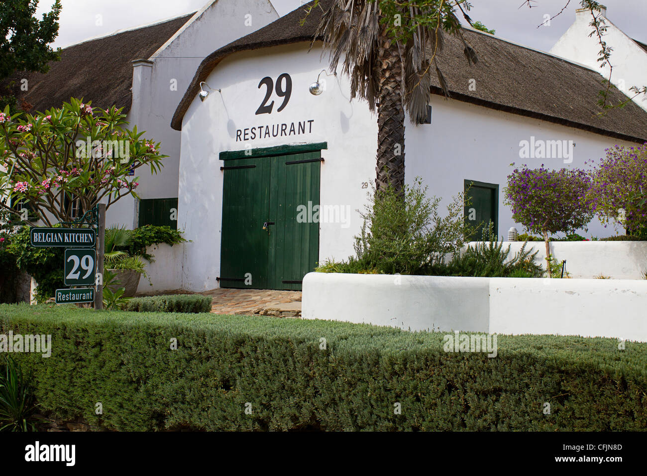 Tulbagh tourism and accommodation Stock Photo - Alamy