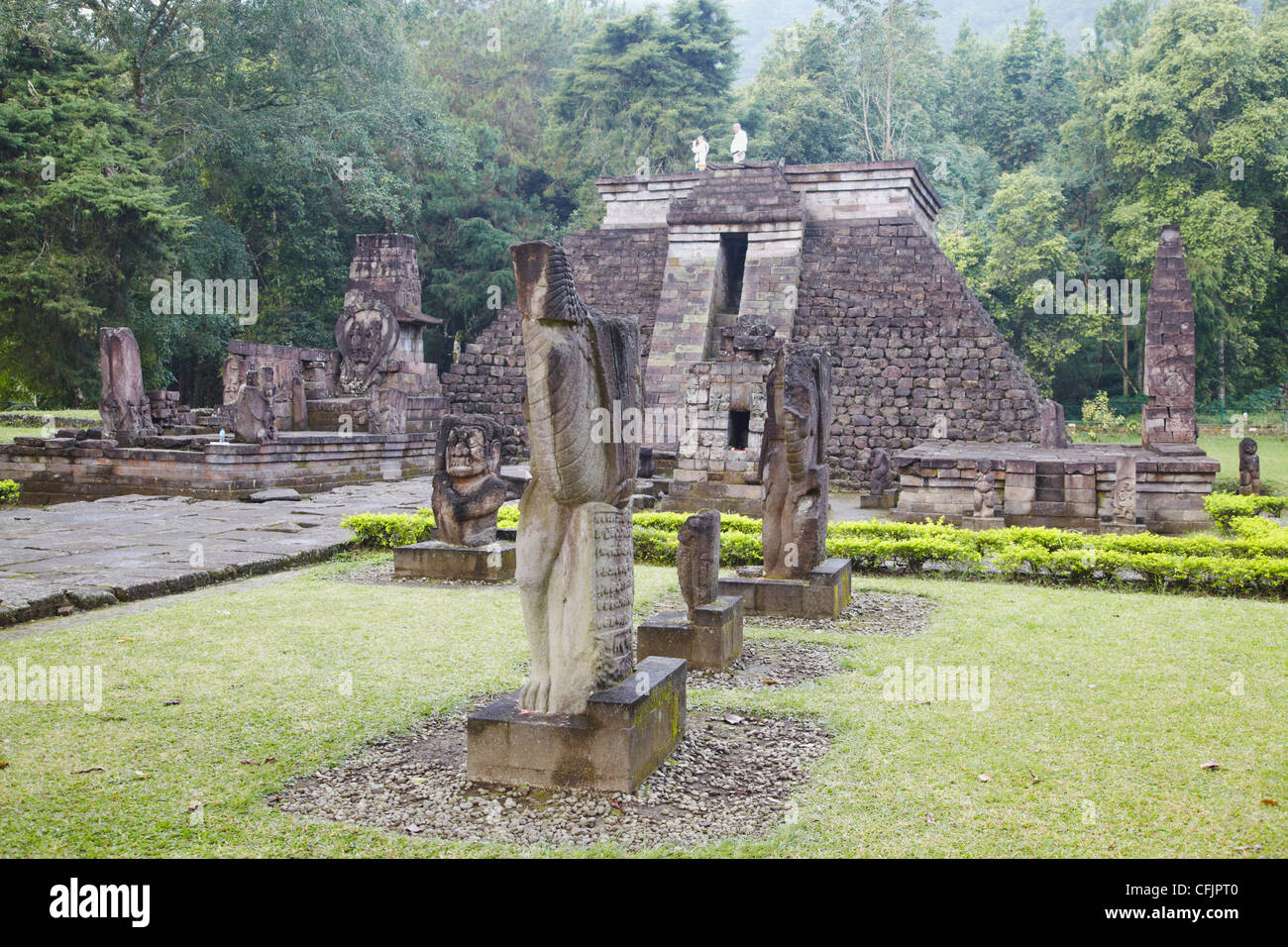 Inca style temple built without use of mortar, Candi Sukuh, Solo, Java ...