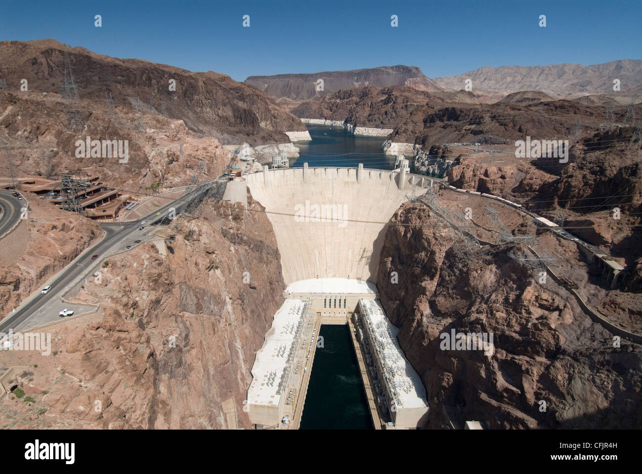 Hoover Dam, Arizona, United States of America, North America Stock ...