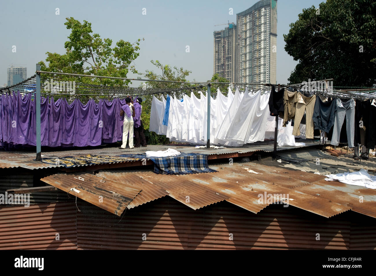 Dhobi wallah mumbai hi-res stock photography and images - Alamy