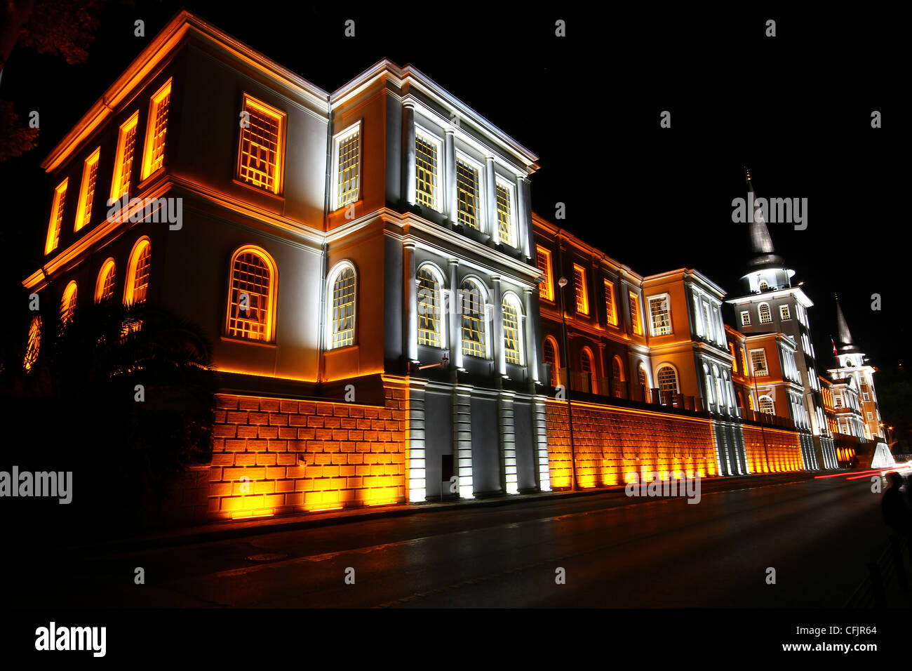 Night at school hi-res stock photography and images - Alamy