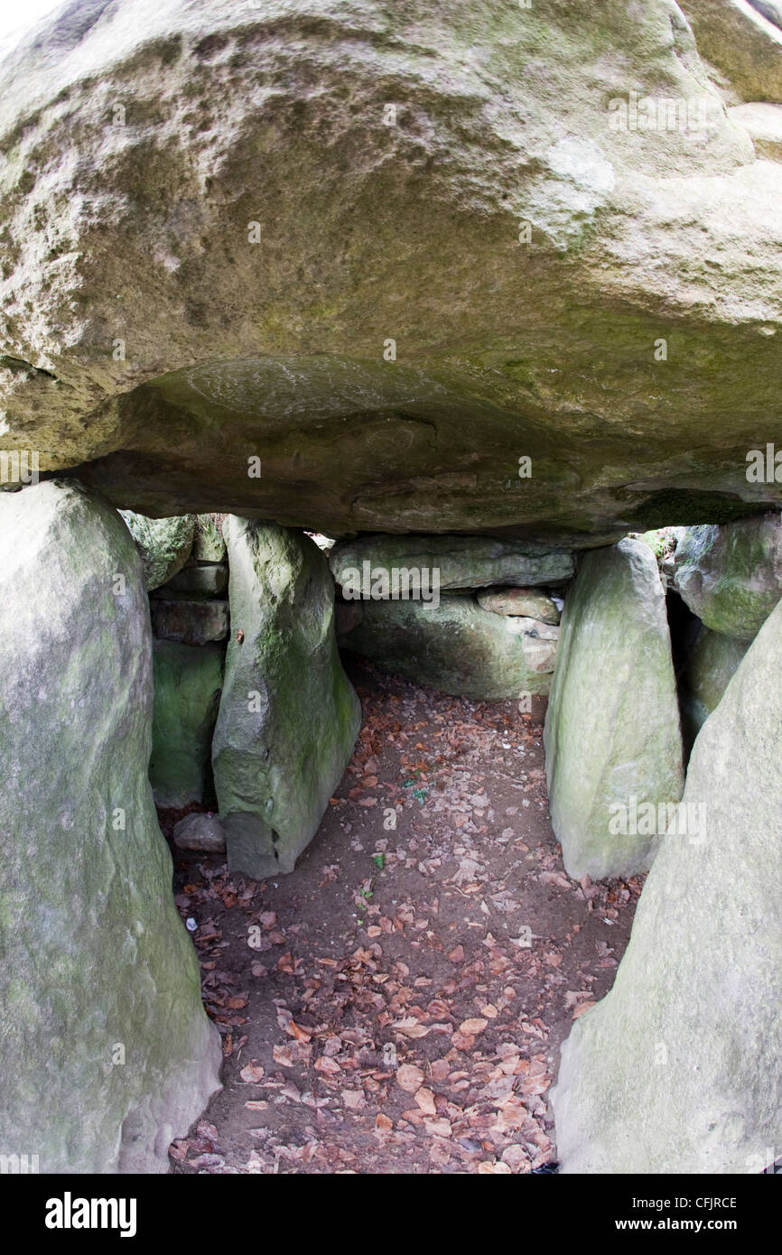 Wayland's Smithy, ancient neolithic chambered long barrow on The ...