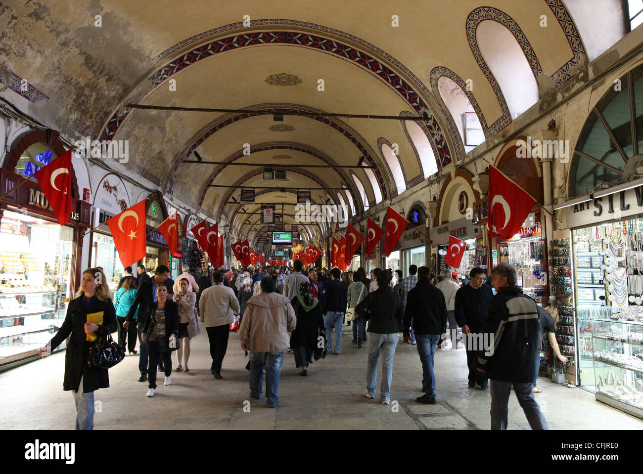 Istanbul's Grand Bazaar, Istanbul, Turkey, Europe Stock Photo - Alamy