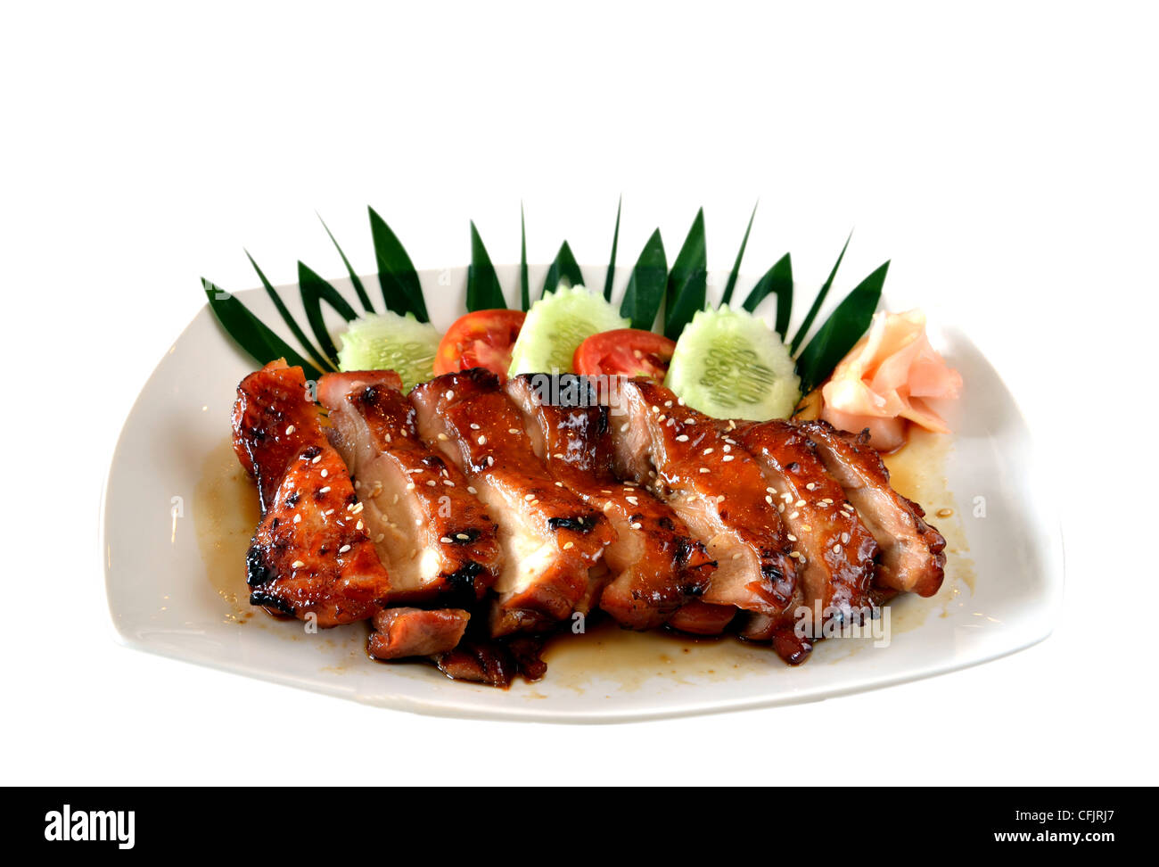 Japanese cuisine grilled chicken hi-res stock photography and images ...