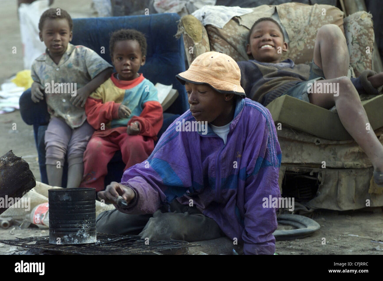 Homeless children south africa hi-res stock photography and images - Alamy