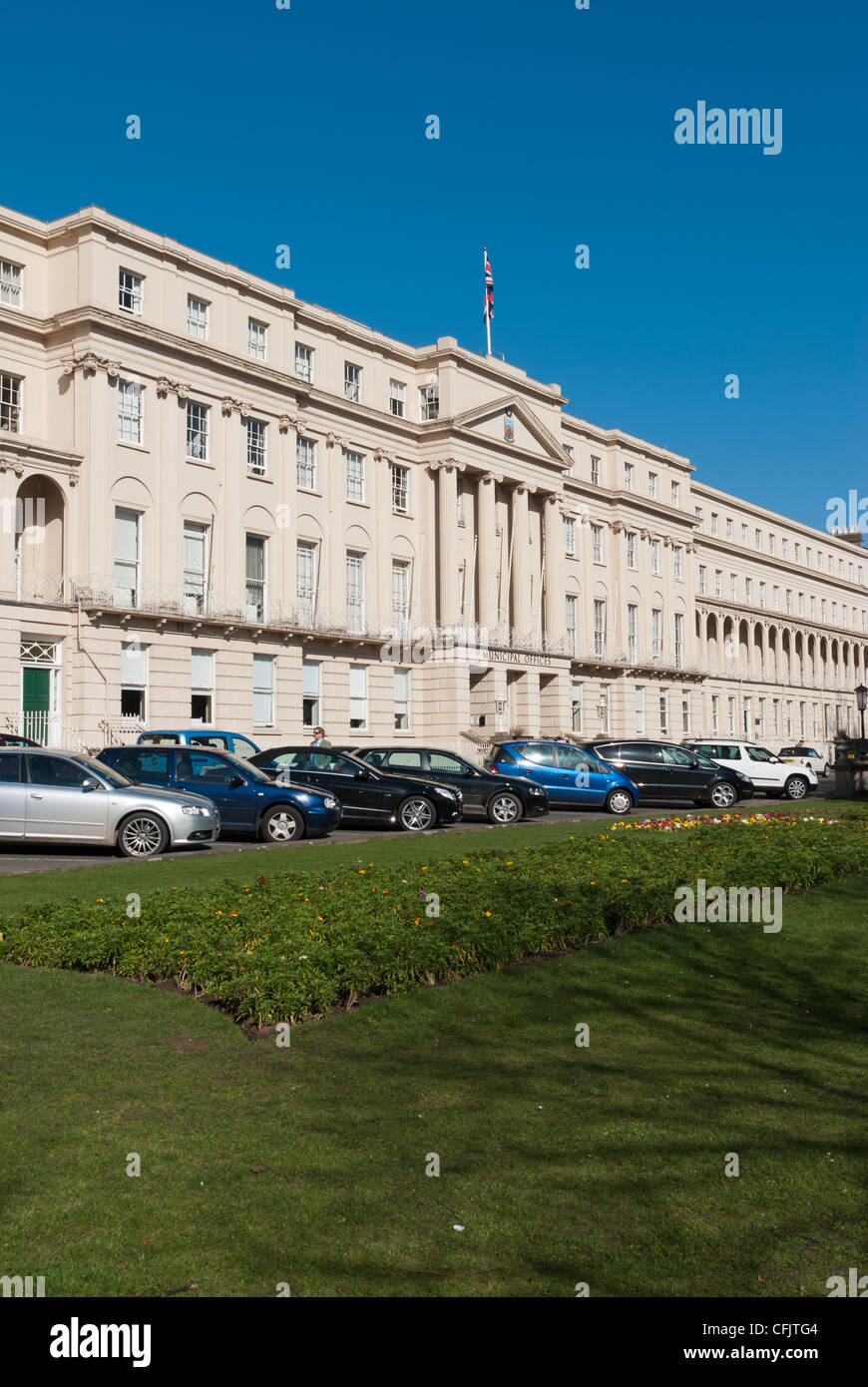 The regency-style office building housing cheltenham bourough council ...