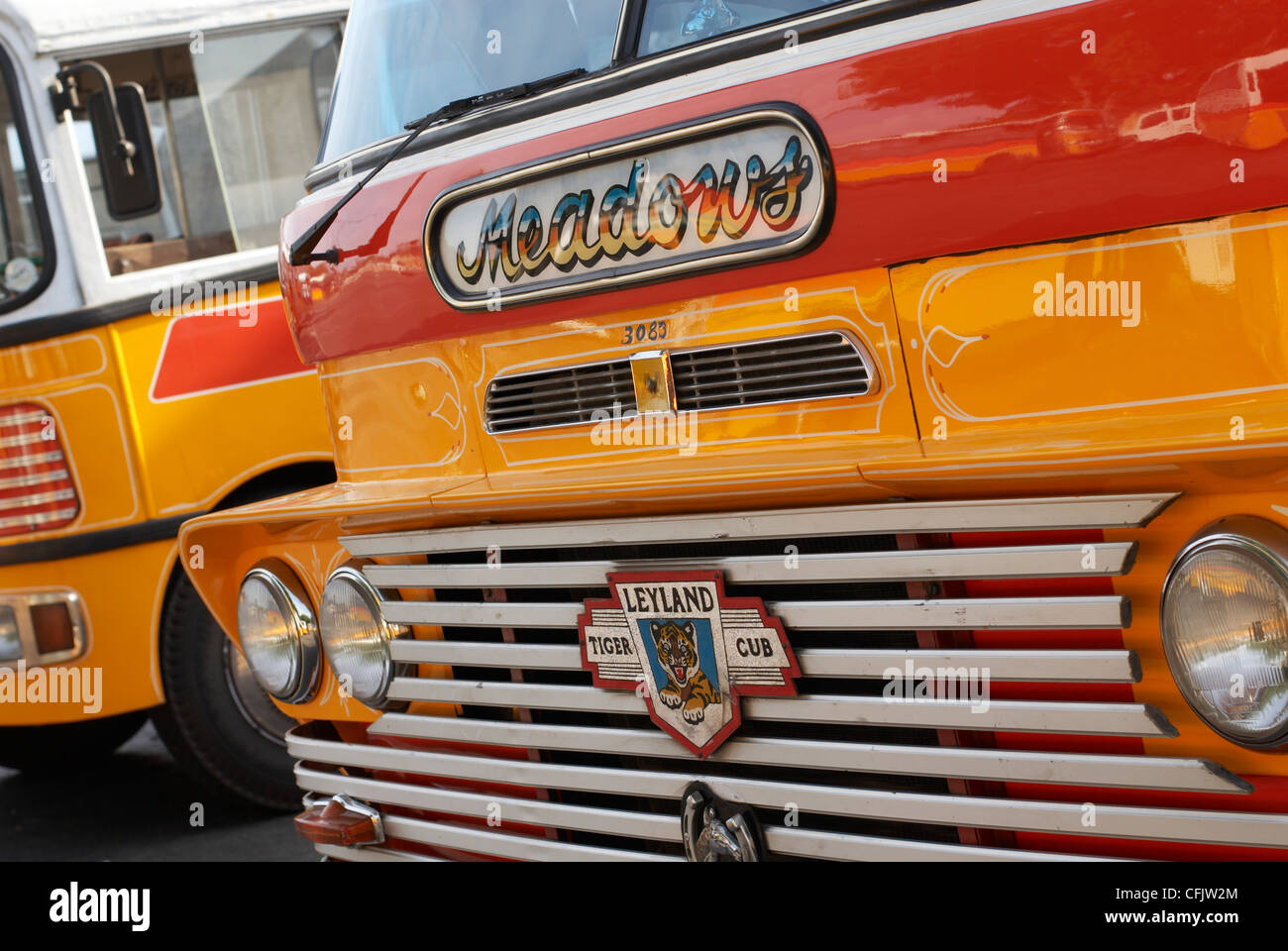 Old yellow buses, Malta, Mediterranean, Europe Stock Photo - Alamy
