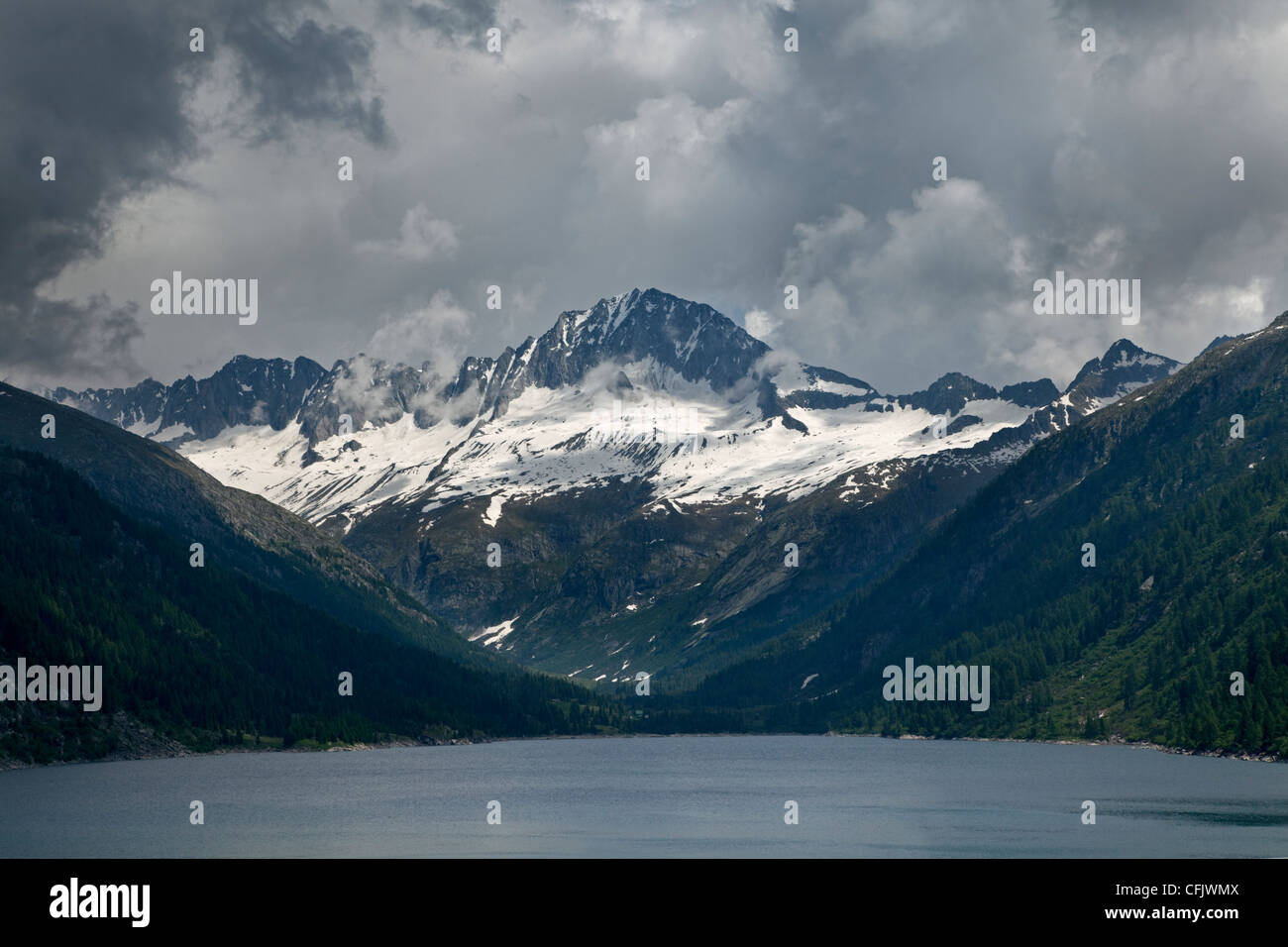 Care Alto and Lake Malga Bissina, Val di Daone, Alps, Italy Stock Photo ...