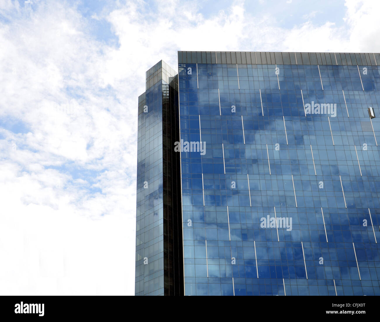 square pattern and the blue sky, office building Stock Photo - Alamy
