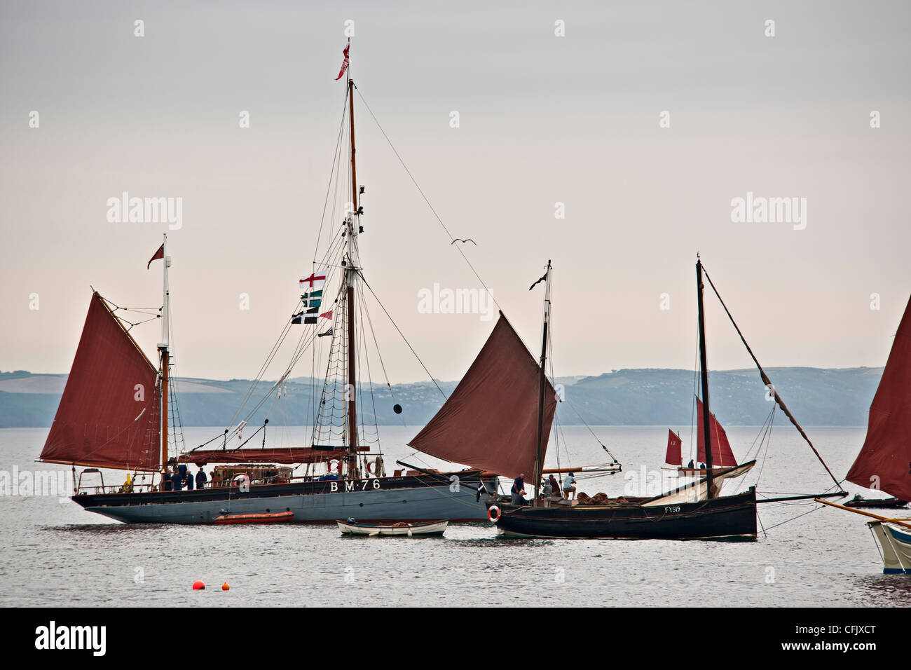 Looe luggers hi-res stock photography and images - Alamy