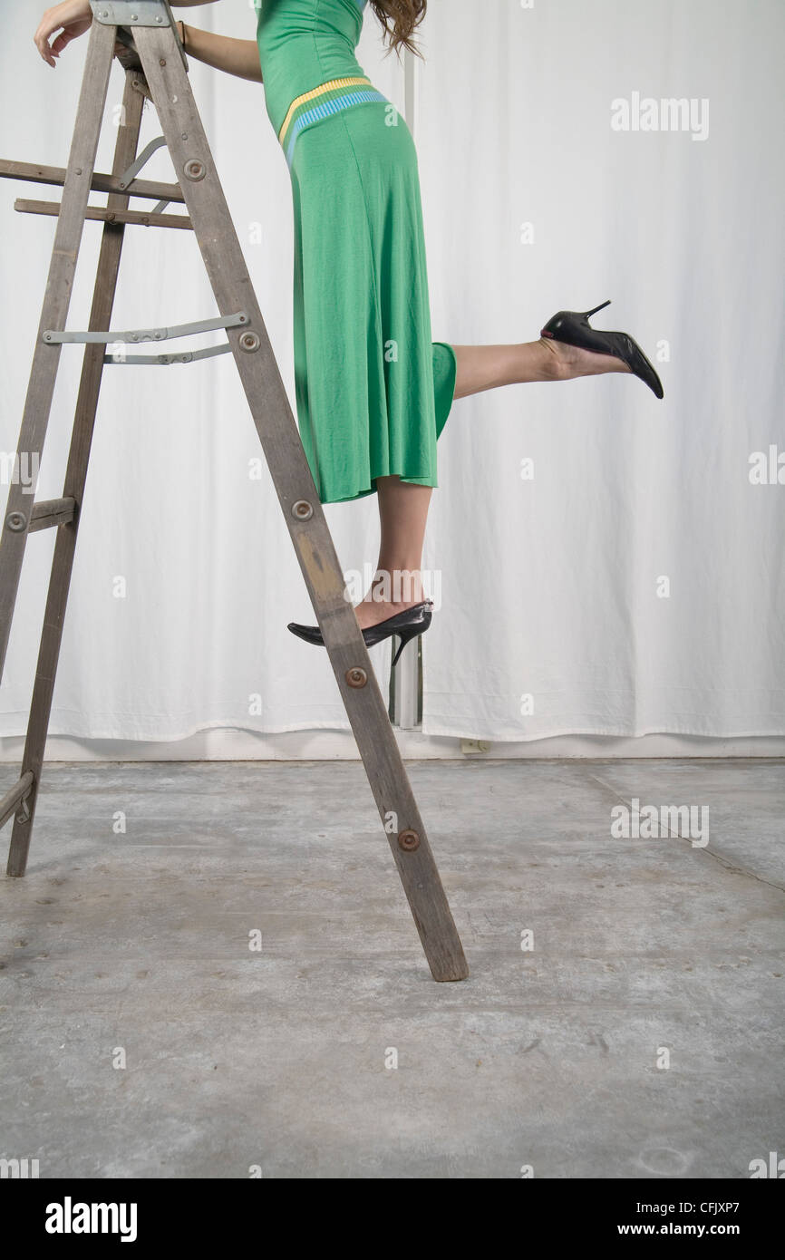 High heels ladder hi-res stock photography and images - Alamy
