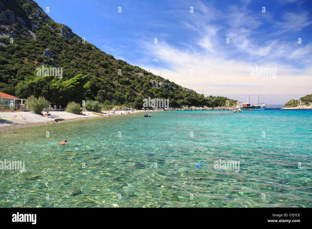 Divna bay, Peljesac peninsula, Croatia Stock Photo - Alamy