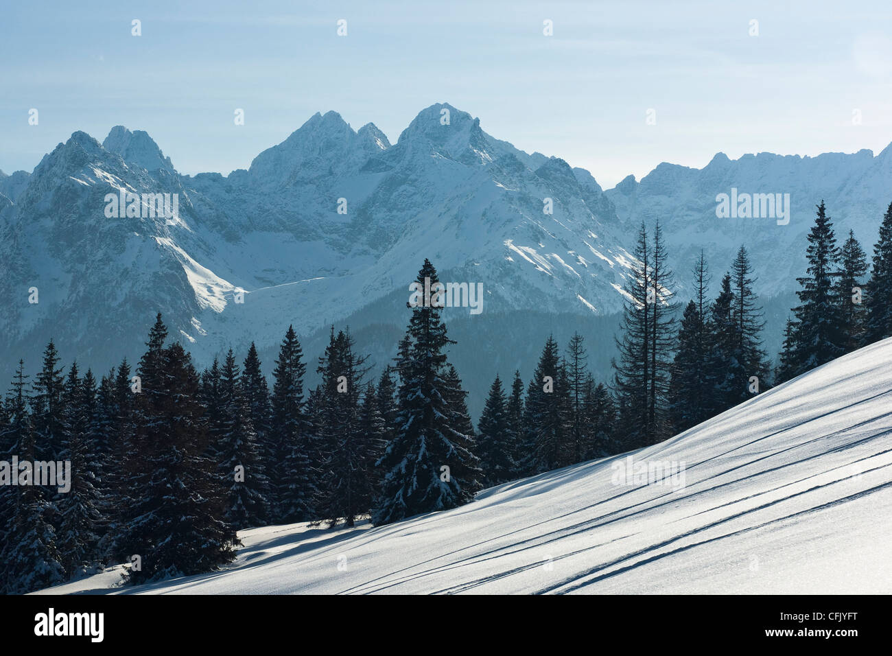 Winter mountain landscape poland hi-res stock photography and images ...