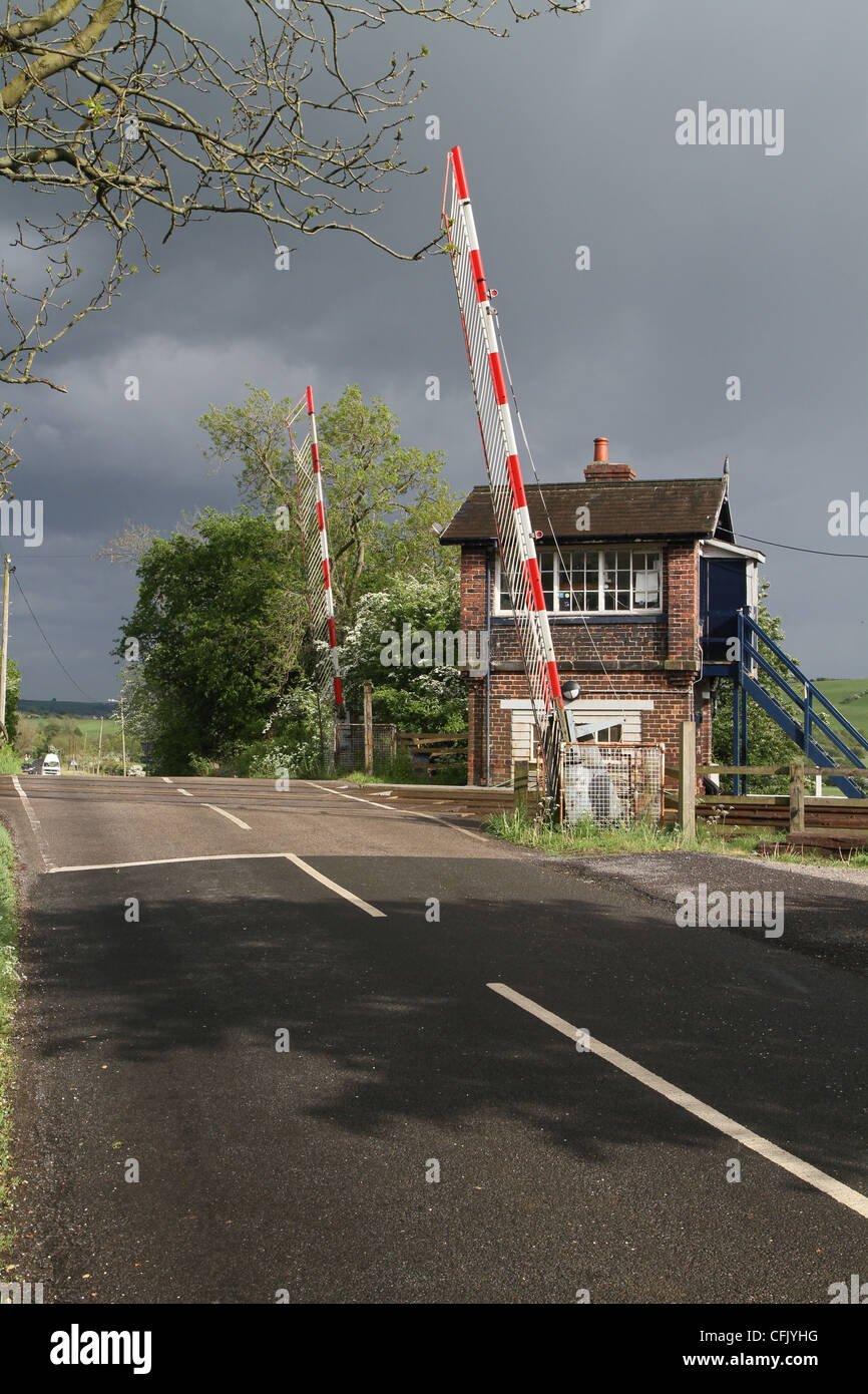 rural level crossing Stock Photo - Alamy