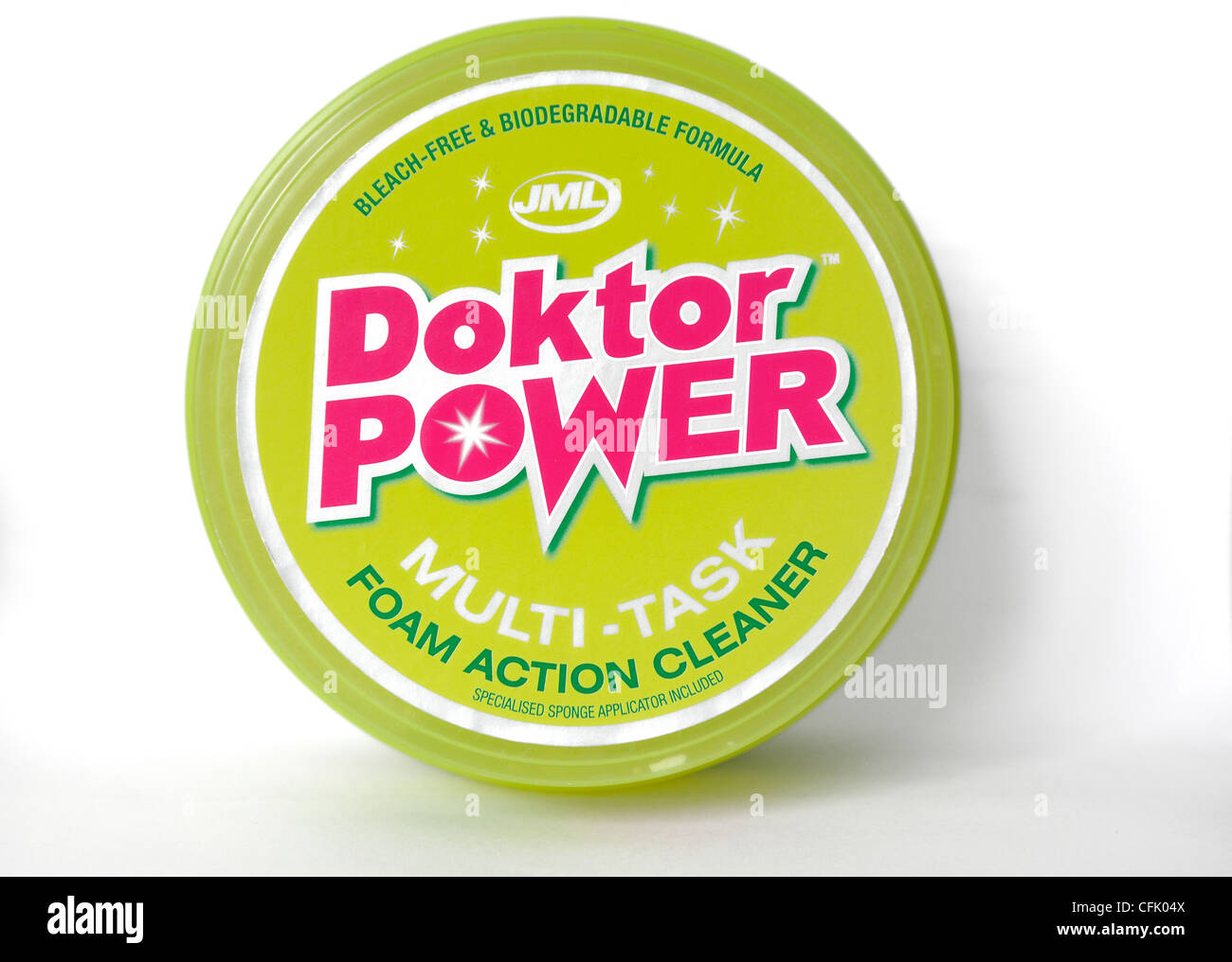 doktor power multi task foam action cleaner marketed by JML Stock Photo ...