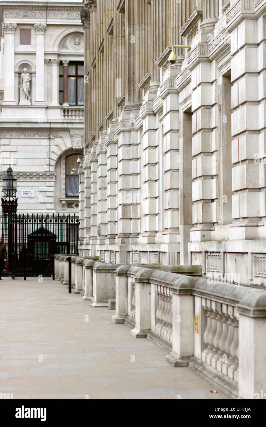 Downing Street in London England home of the present Prime Minister ...