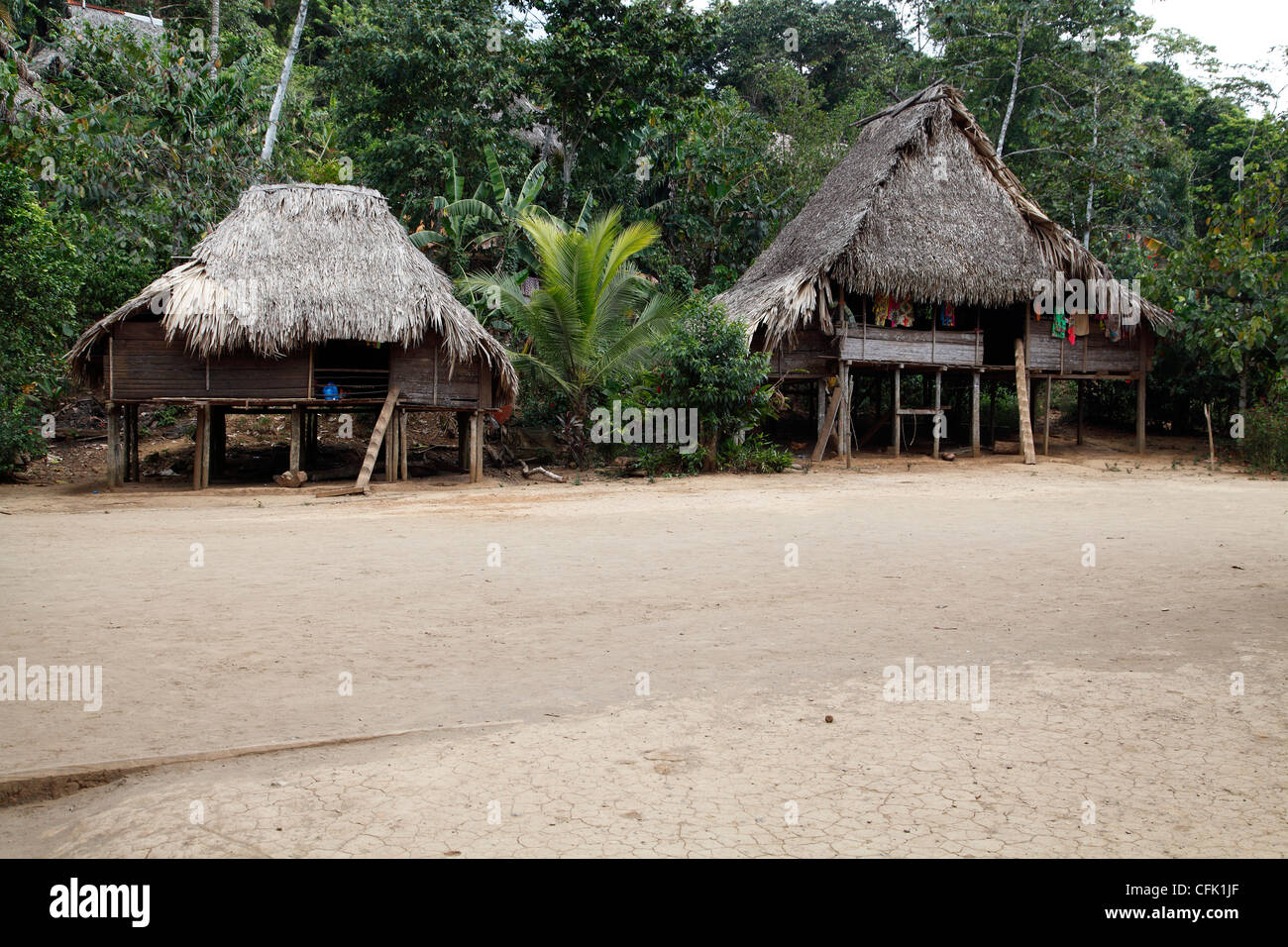 Embera Indian Village, The Embera Puru Buildings In The Chagres ...