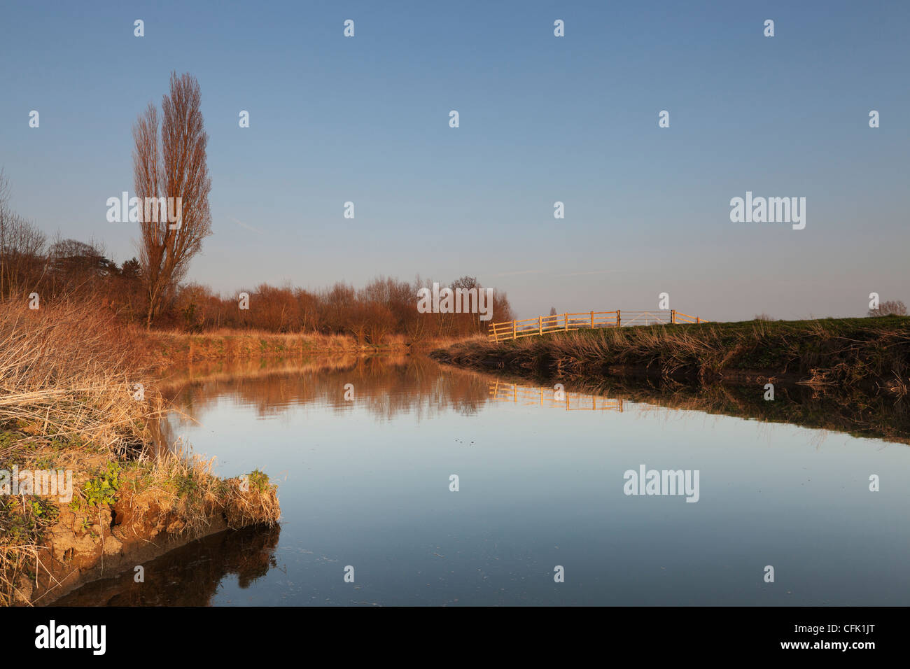 River Parrett between Langport and Muchelney Stock Photo - Alamy