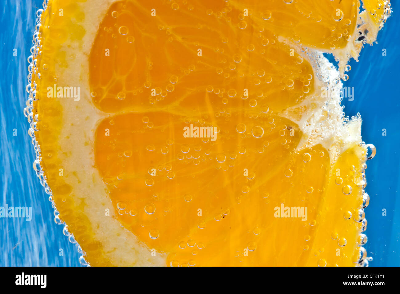 Glass of orange fizzy drink hi-res stock photography and images - Alamy