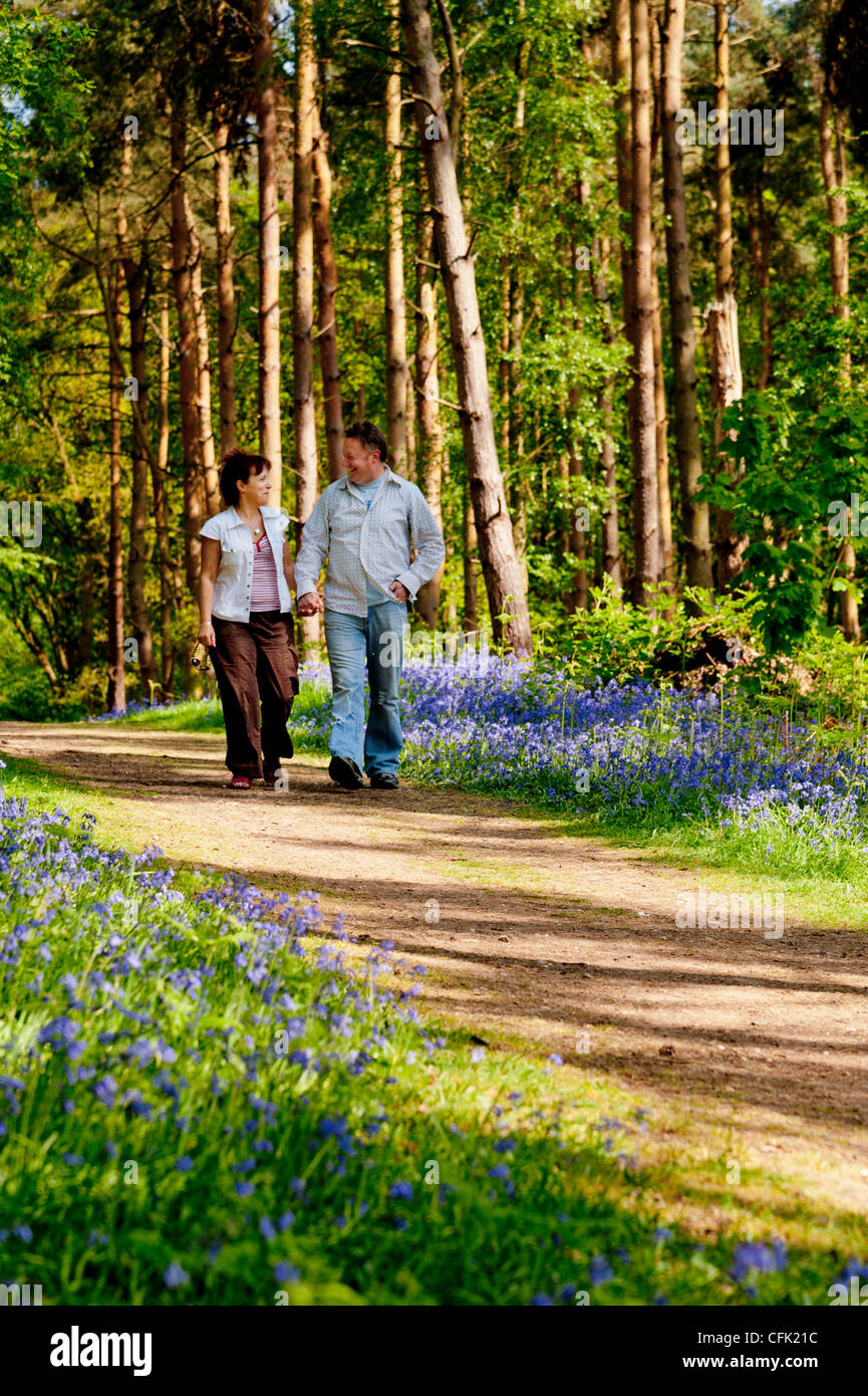 Couple walking on path hi-res stock photography and images - Alamy