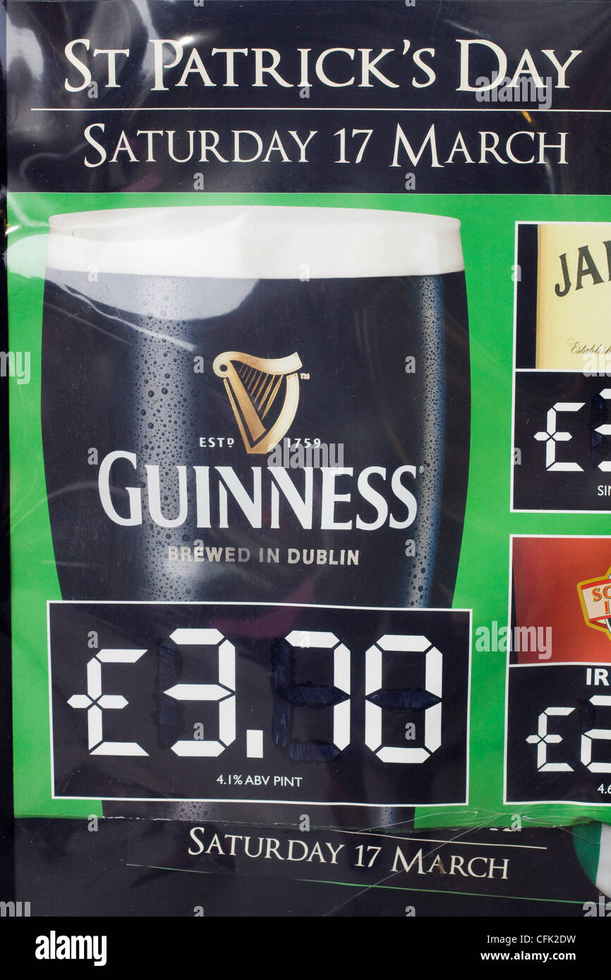 Guinness is good for you sign hi-res stock photography and images - Alamy