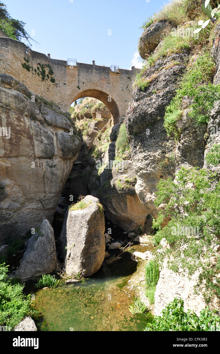 Bridge in Ronda Stock Photo - Alamy