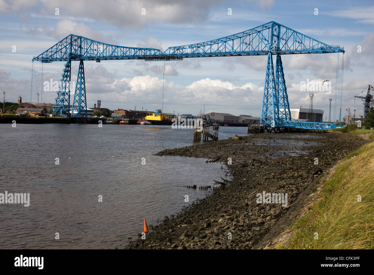 Middlesbrough transporter bridge in Middlesbrough, Yorkshire Stock ...