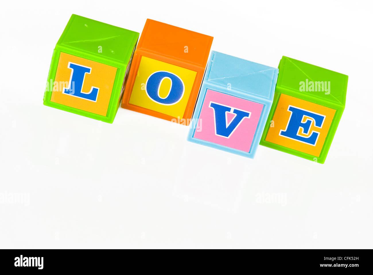 Blocks spell the word hi-res stock photography and images - Alamy