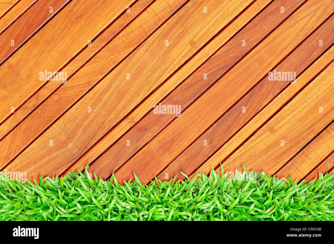 grass frame on wood Stock Photo - Alamy