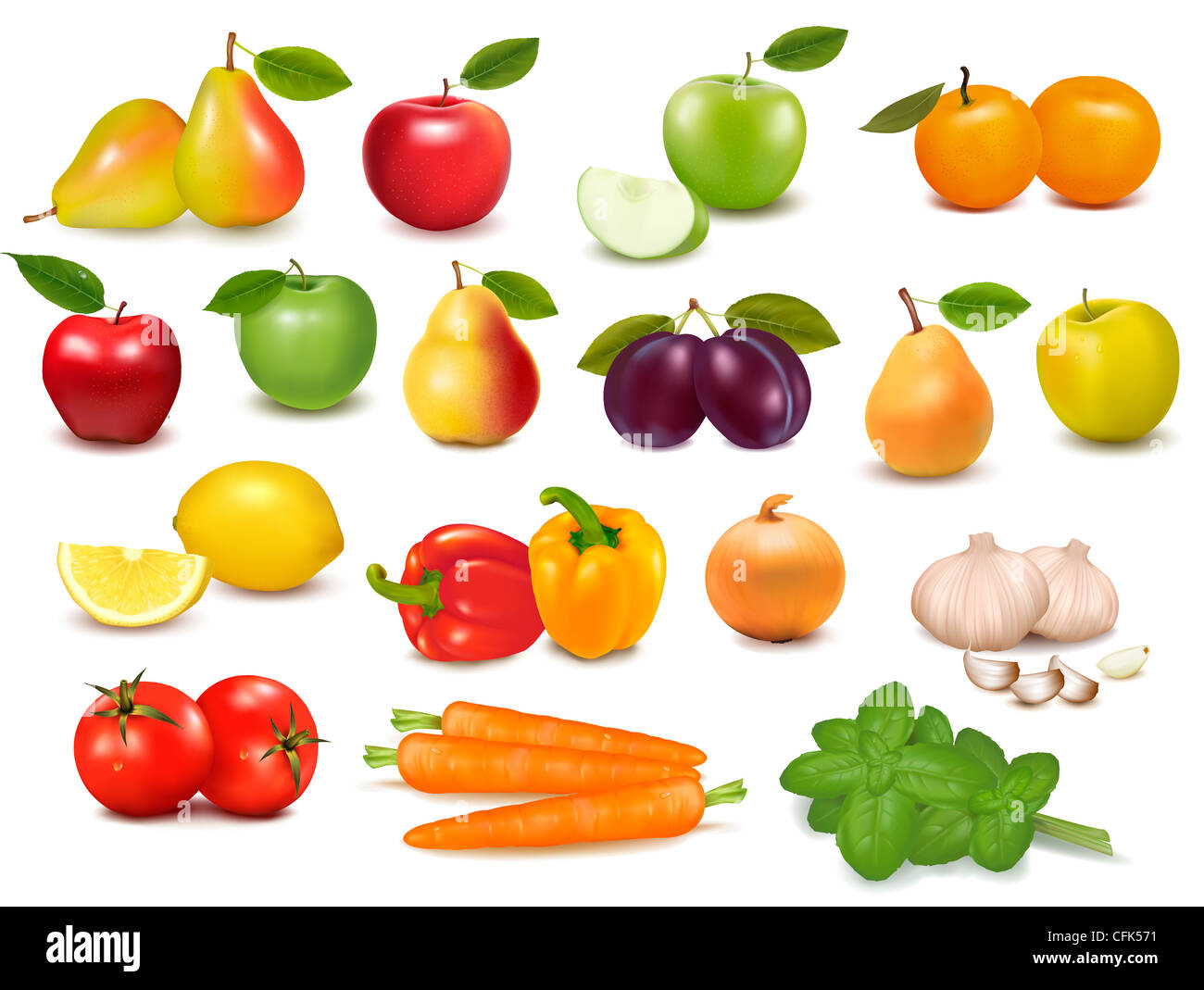 Big collection of fruit and vegetables Stock Photo - Alamy