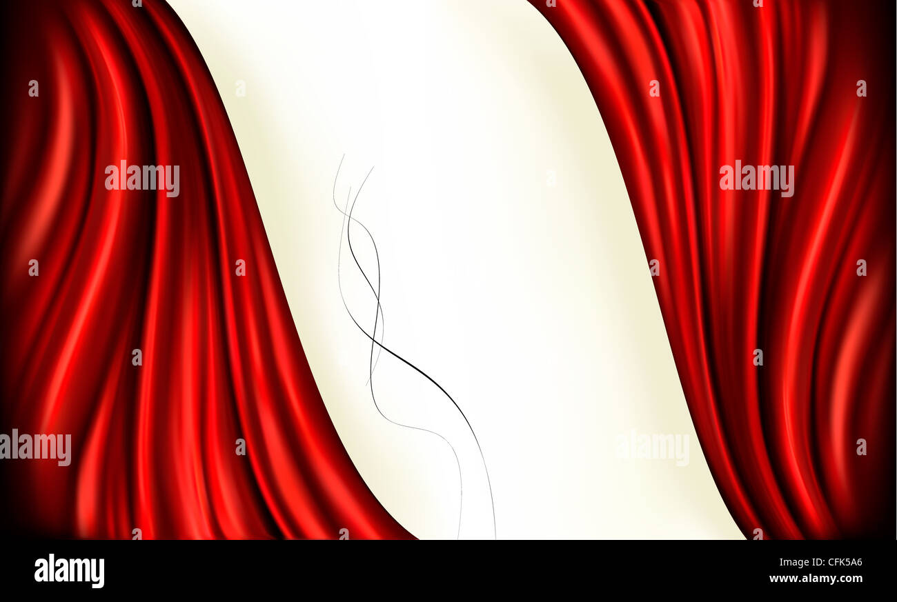 Red curtain background Stock Photo - Alamy