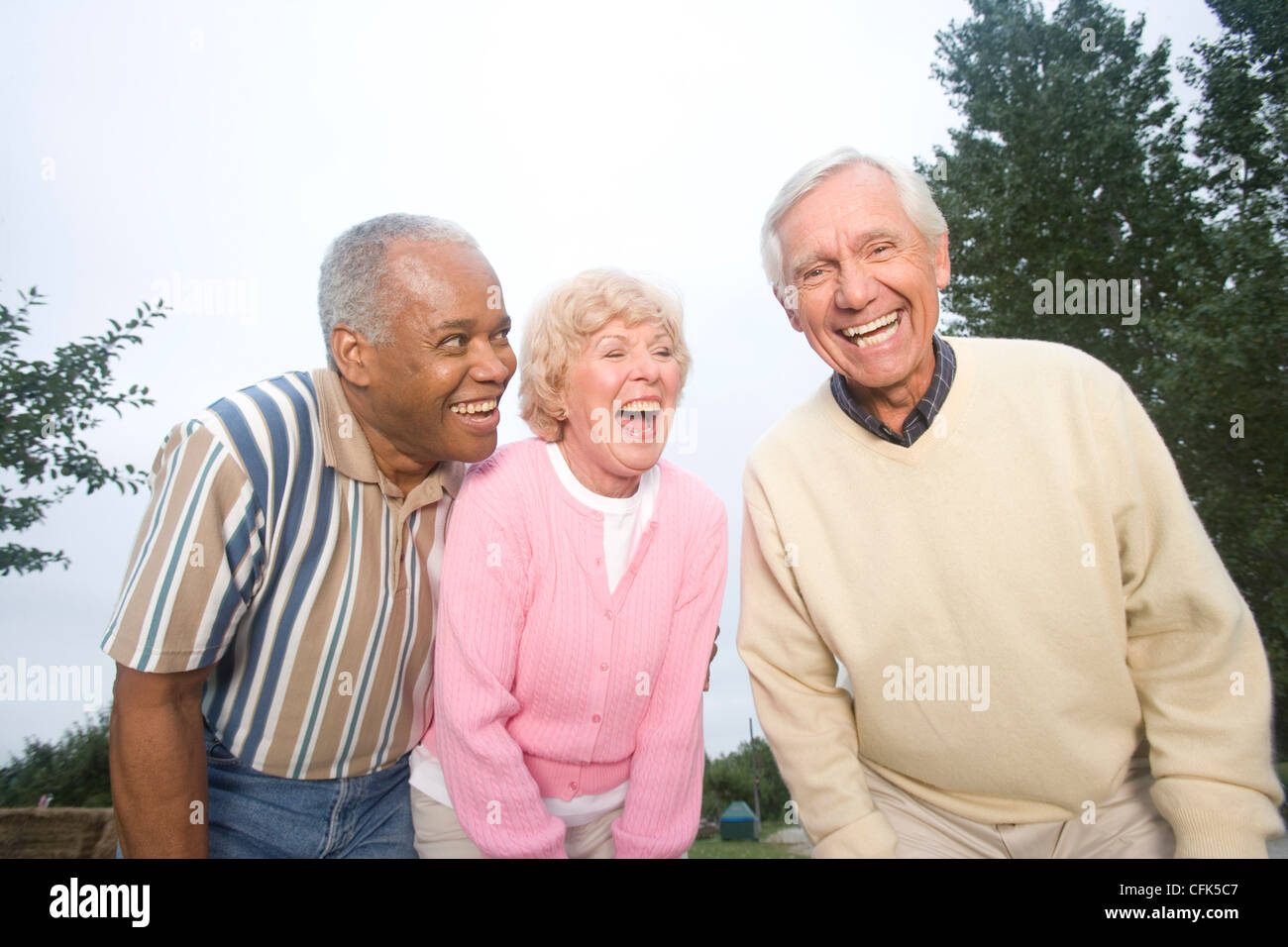 Senior People Laughing Stock Photo - Alamy