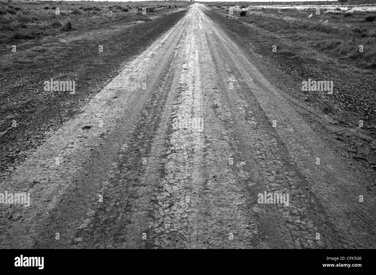 Australian outback track after rain Stock Photo - Alamy
