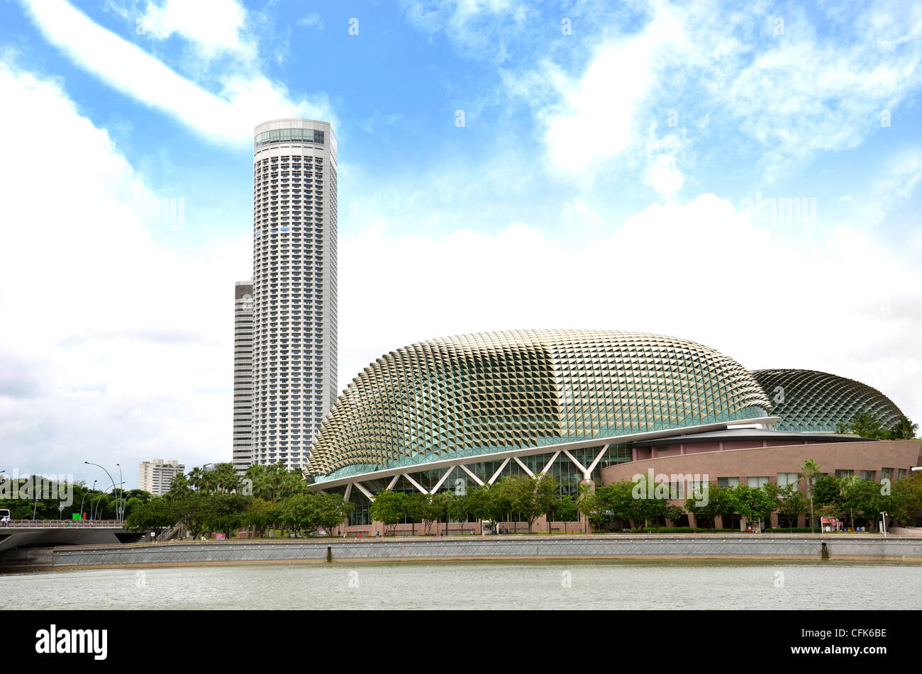 Esplanade Singapore ( Theatres on the Bay Stock Photo - Alamy