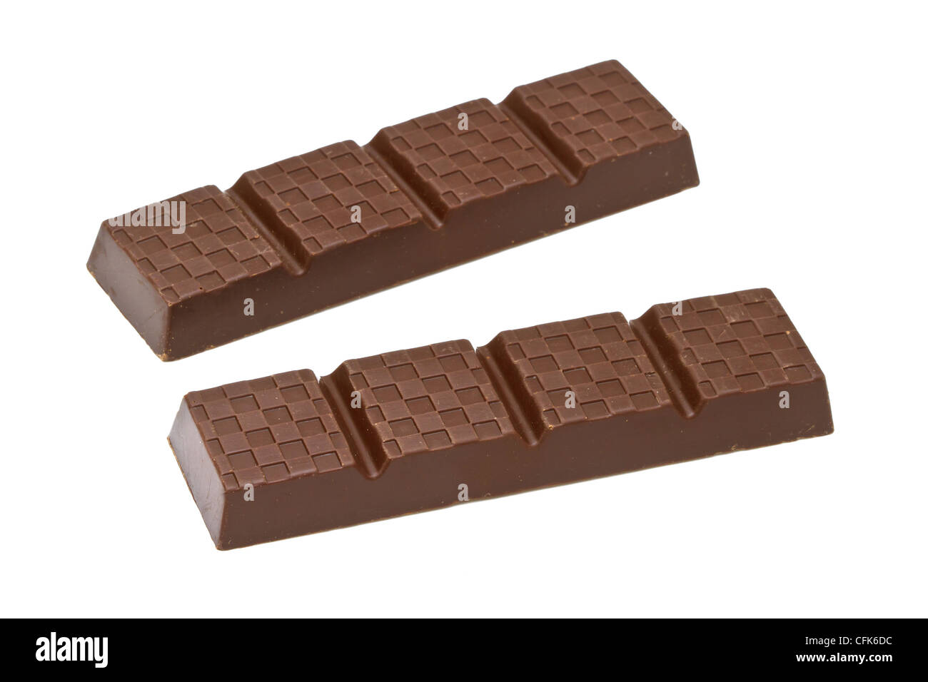 Dark chocolate isolated on white background Stock Photo - Alamy