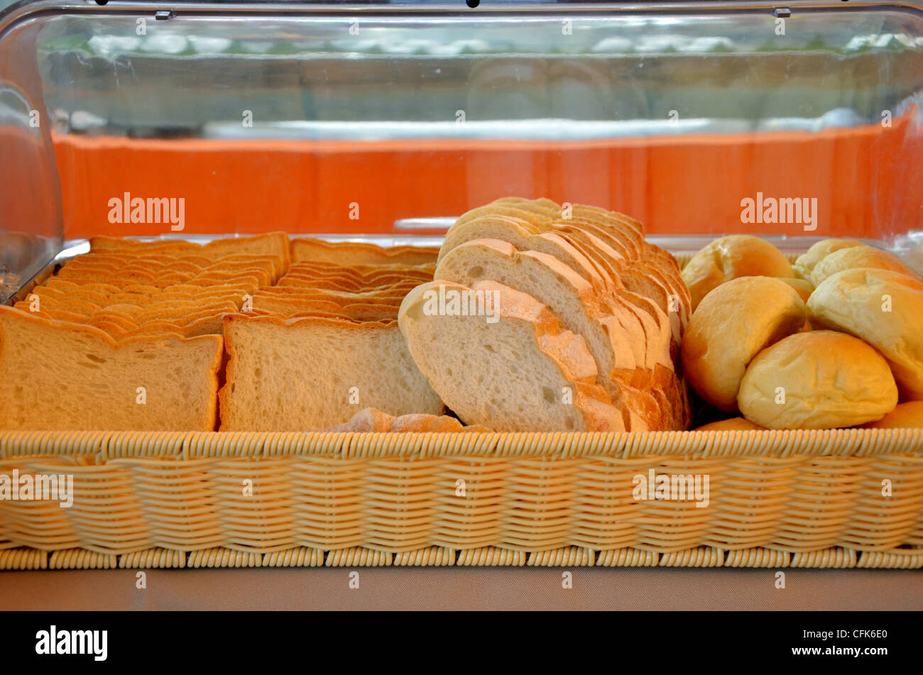 Arrangement of bread and bakery products Stock Photo - Alamy