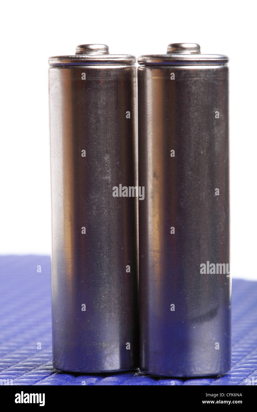 isolated battery on white Energy supply equipment Stock Photo - Alamy