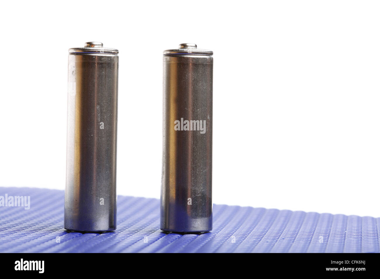 isolated battery on white Energy supply equipment Stock Photo - Alamy