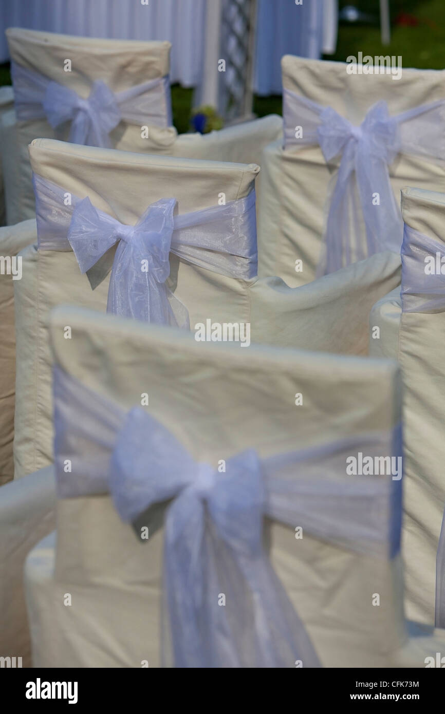 Chair ribbons hi-res stock photography and images - Alamy