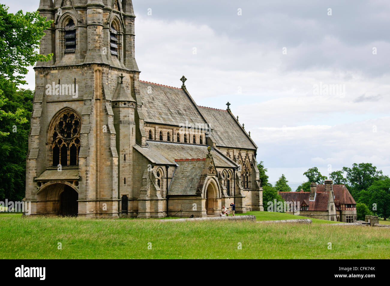 St Mary Studley Royal Park,Fountains Abbey,N Yorkshire,England Stock ...