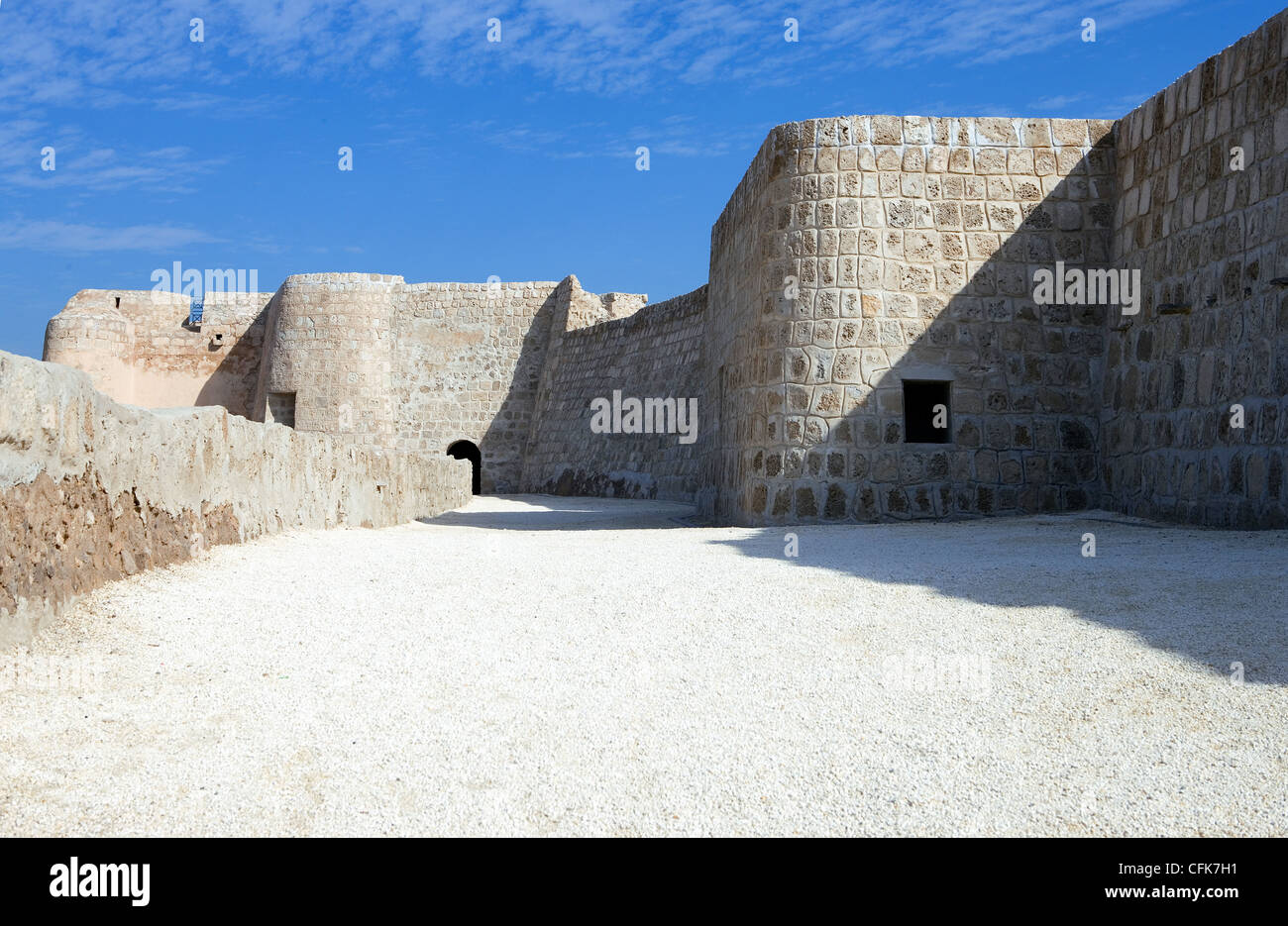 Bahrain, Manama, the Portugues Fortress of the XVI century, known as ...