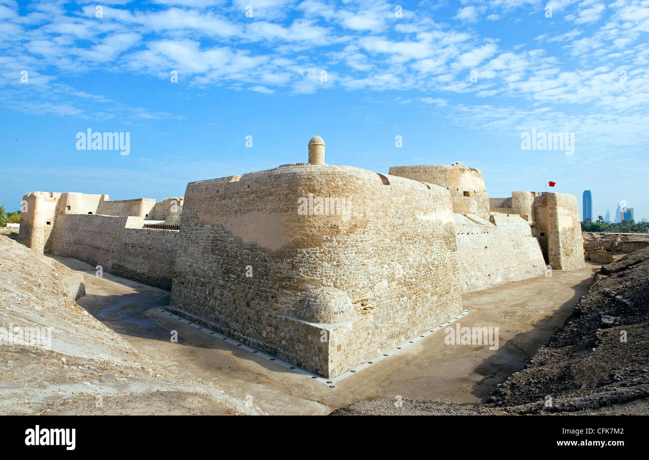 Bahrain, Manama, the Portugues Fortress of the XVI century, known as ...