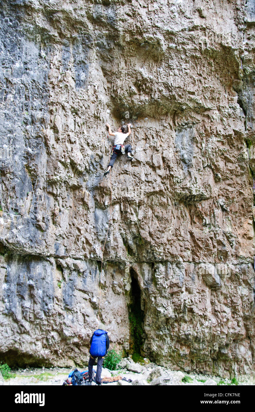 Gordale Scar is a dramatic limestone ravine,Climbers Paradise,Abseiling ...